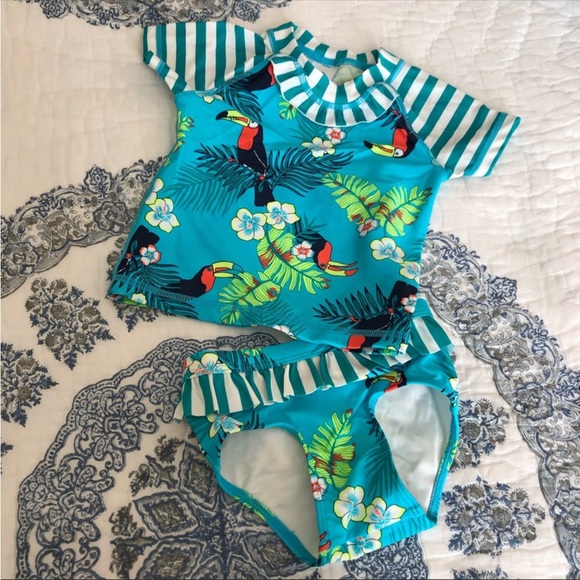 Tucker + Tate | Swim | Nordstrom Baby Tucker Tate Toucan 2pc Swimsuit ...